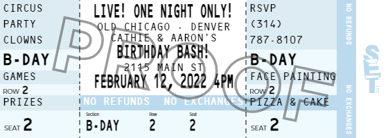 Special Event Ticketing