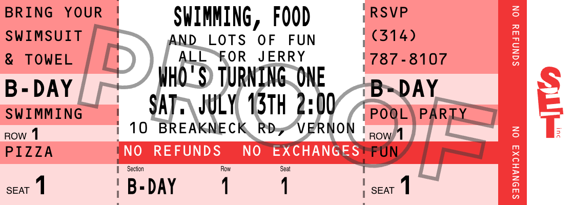 Special Event Ticketing