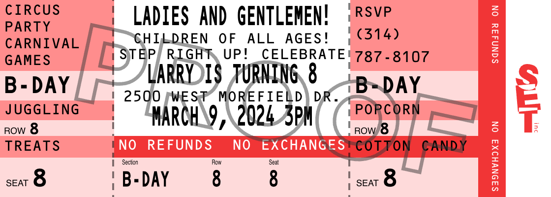 Special Event Ticketing