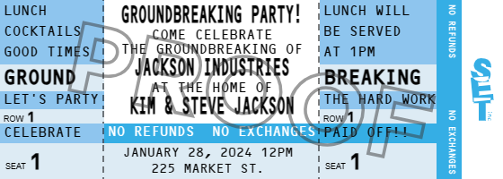 Special Event Ticketing